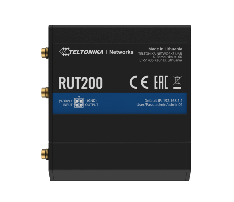 Teltonika RUT200 4G LTE Router - Anvil | Ritesim